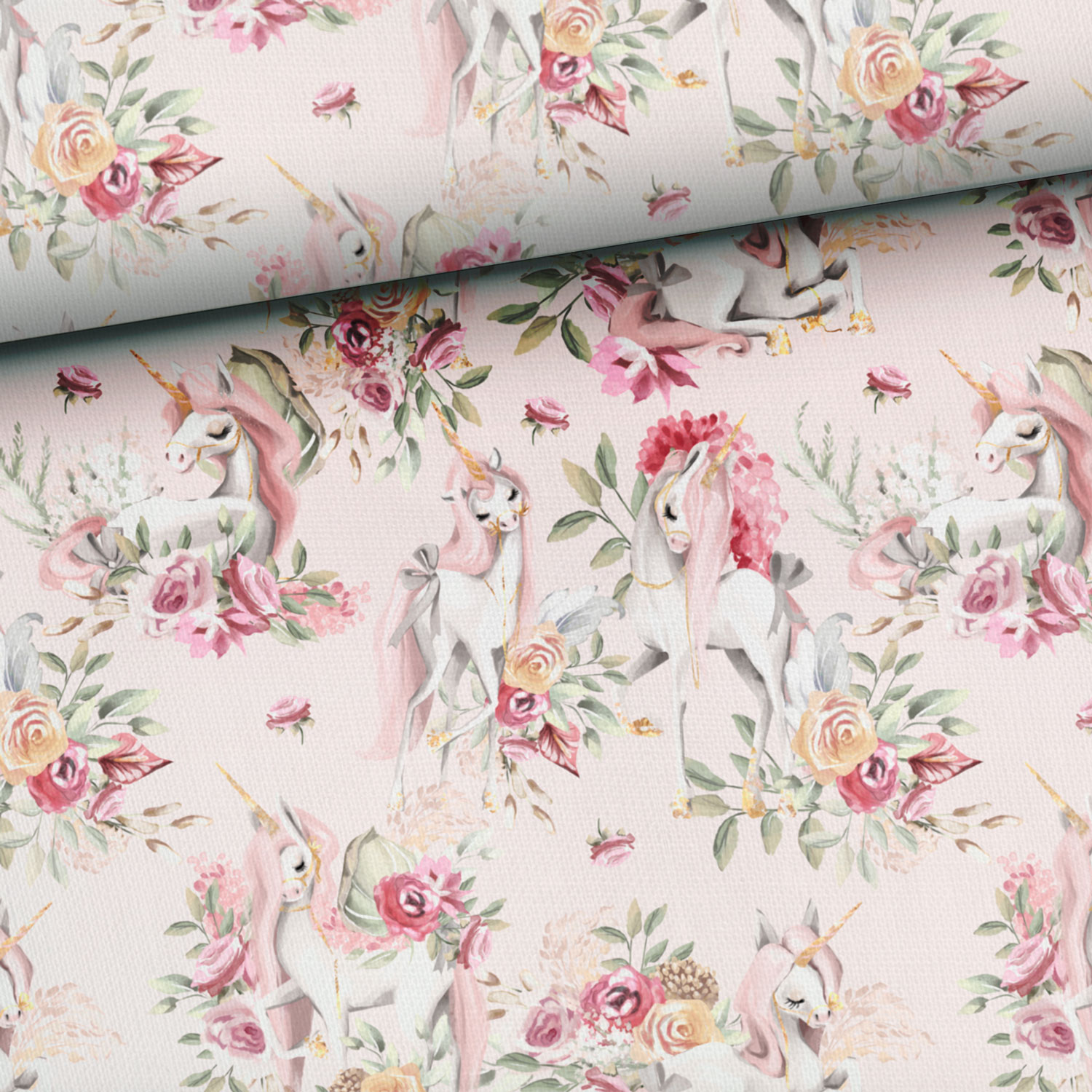 Stoffschreinerei Tolle Stoffe für dich und dein Handwerk - French Terry Kombistoff Einhorn ...